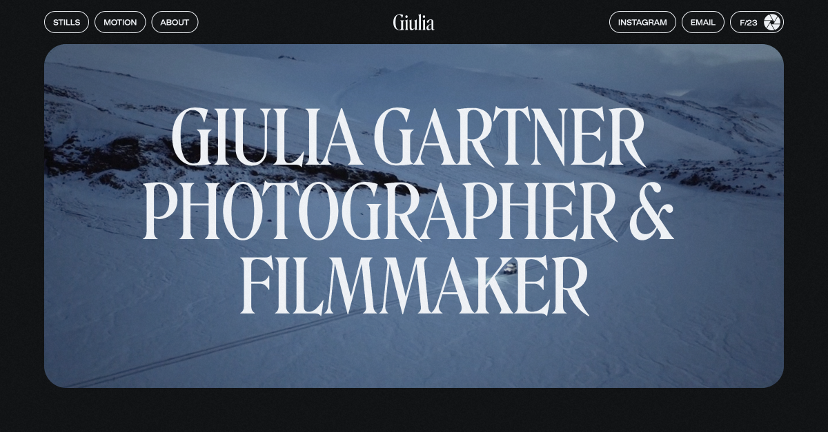 Giulia Gartner Website – Pickselverse